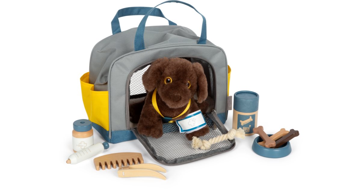 Small foot by Legler Plush Dog with Care Kit plišana igračka | Notino.hr