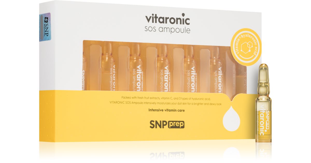 SNP Prep Vitaronic sérum revitalizante e iluminador em ampolas | notino.pt