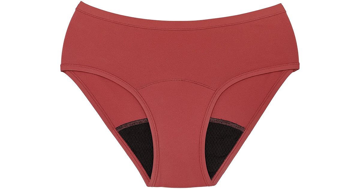 Snuggs Period Underwear Classic: Heavy Flow Raspberry Menstruationsslip ...