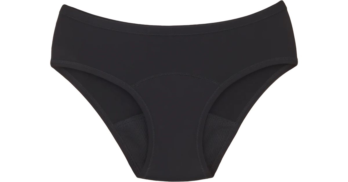 Snuggs Period Underwear Classic: Heavy Flow Black cloth period knickers ...