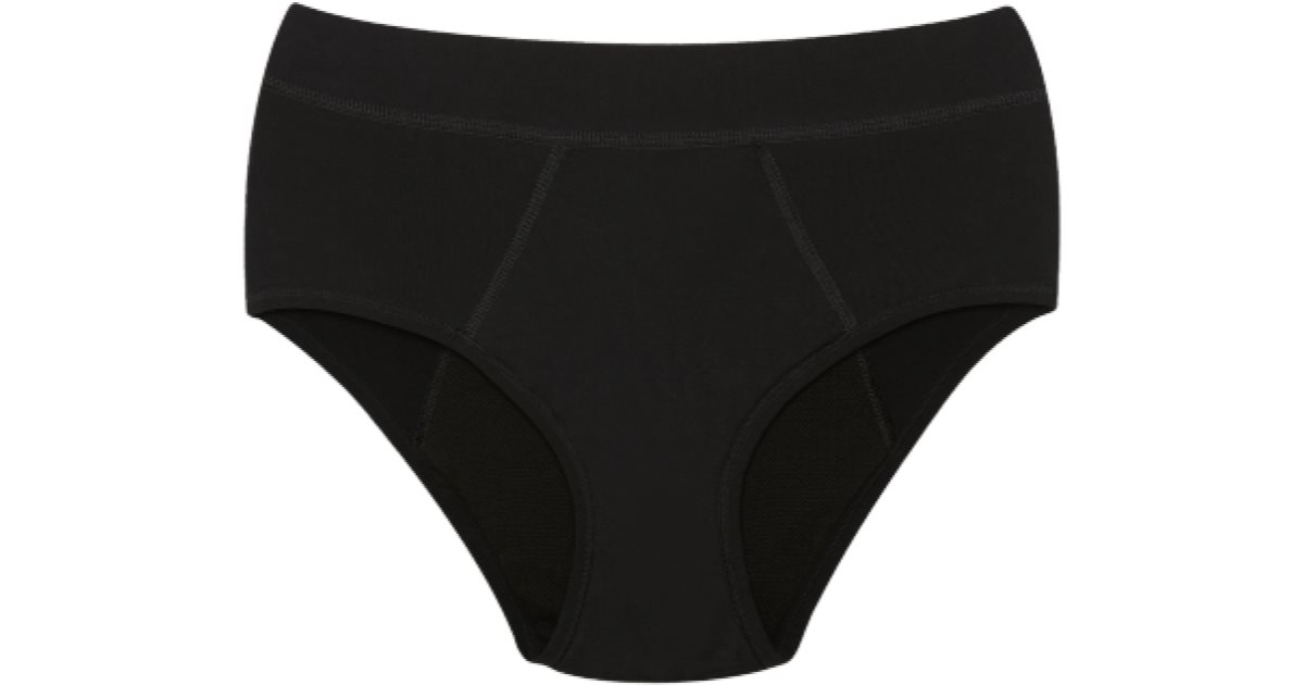 Snuggs Incontinence Recycled Nylon Super Heavy Black washable ...