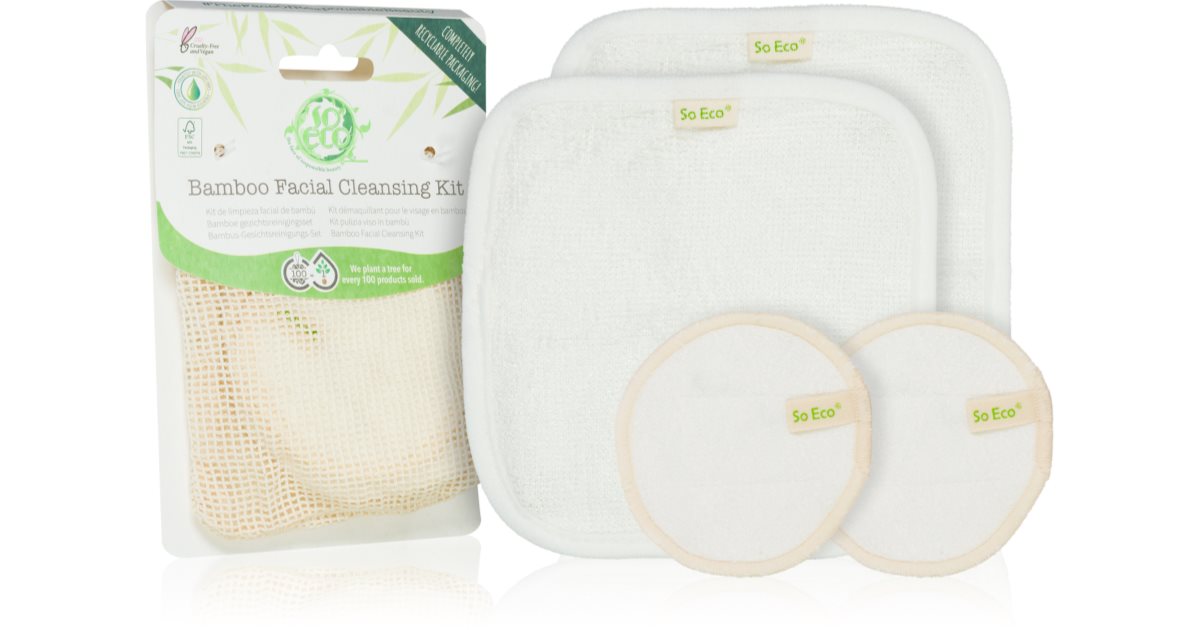 So Eco Facial Cleansing Kit éponge nettoyante visage | notino.fr