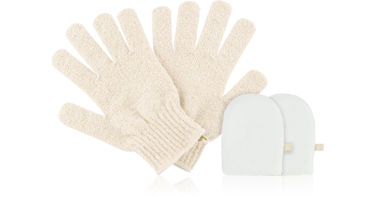 So Eco Exfoliating Gloves and Facial Buffing Pads set for the bath ...