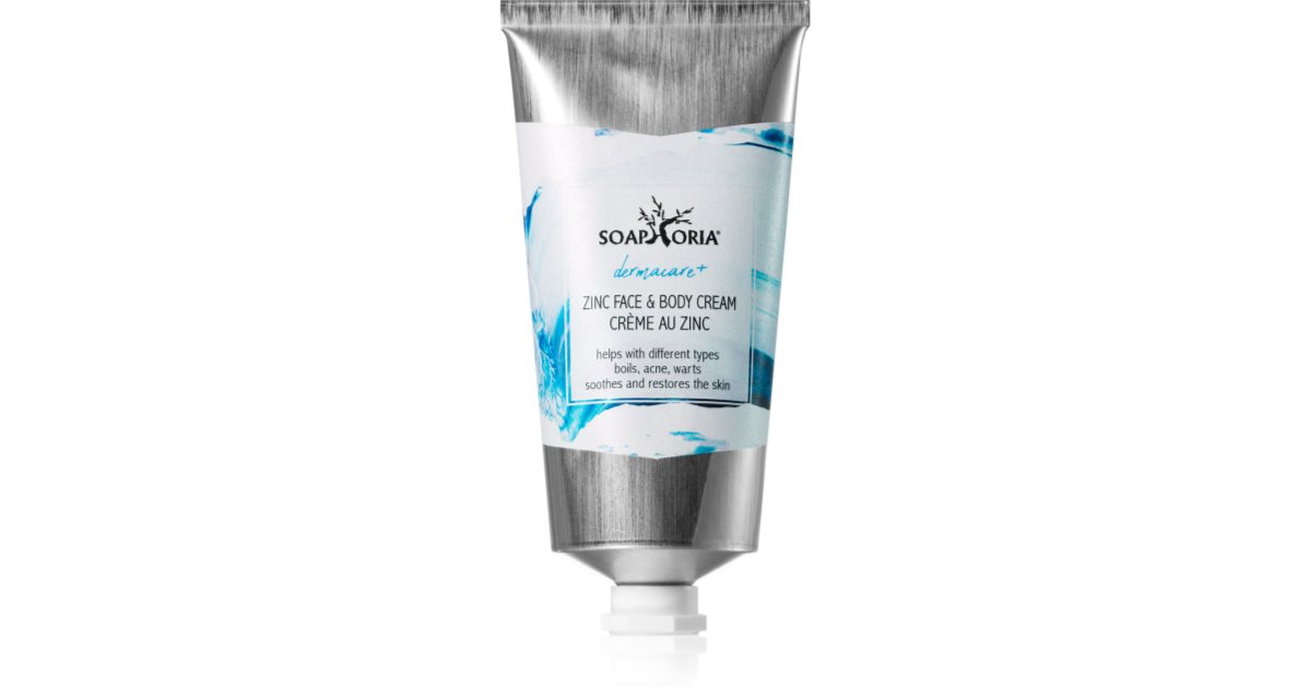 Soaphoria Dermacare+ Zinc creme regenerador para corpo e rosto | notino.pt