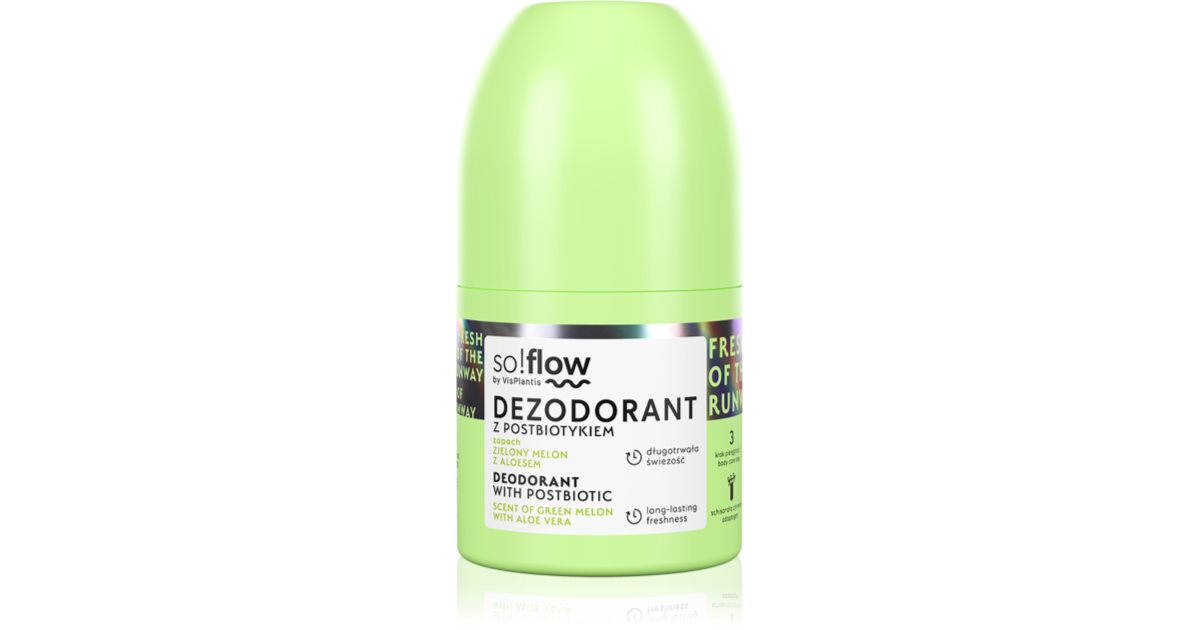 so!flow Deodorant With Postbiotic roll-on deodorant Review | notino.co.uk