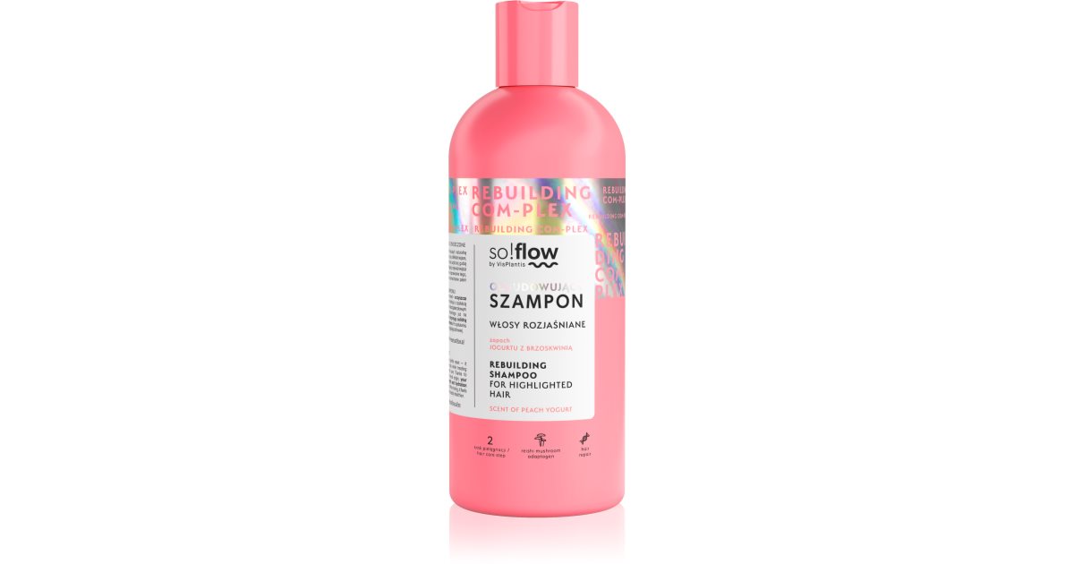 so!flow Rebuilding Com-Plex Shampoo For Highlighted Hair regenerační ...