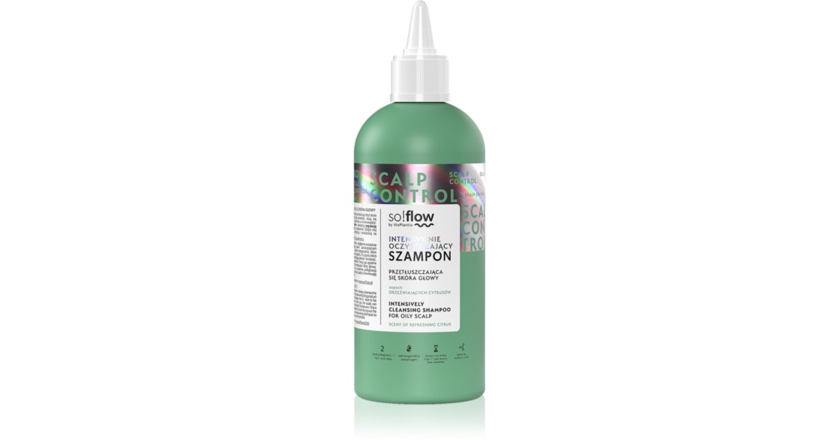 so!flow Oily Scalp Intensively Cleansing Shampoo Attīrošs šampūns ...