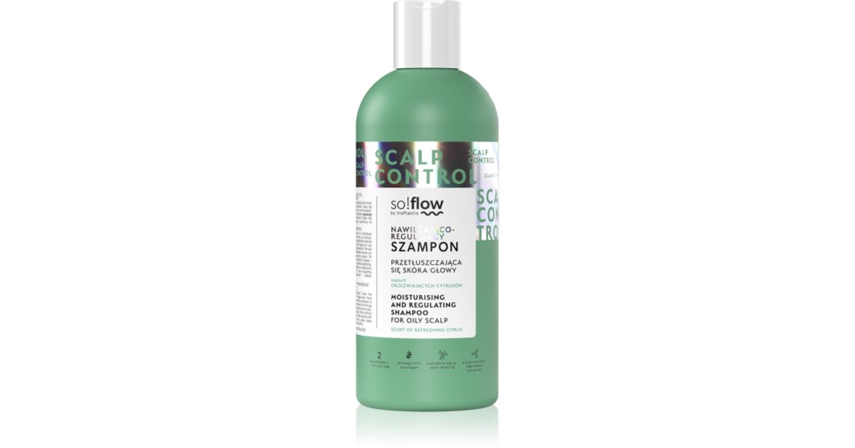 so!flow Oily Scalp Moisturizing and Regulating Shampoo shampoing ...