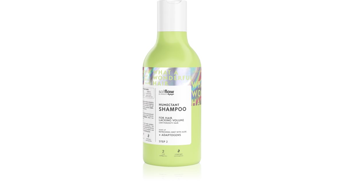 so!flow Low Porosity Hair Humectant Shampoo champú limpiador para ...