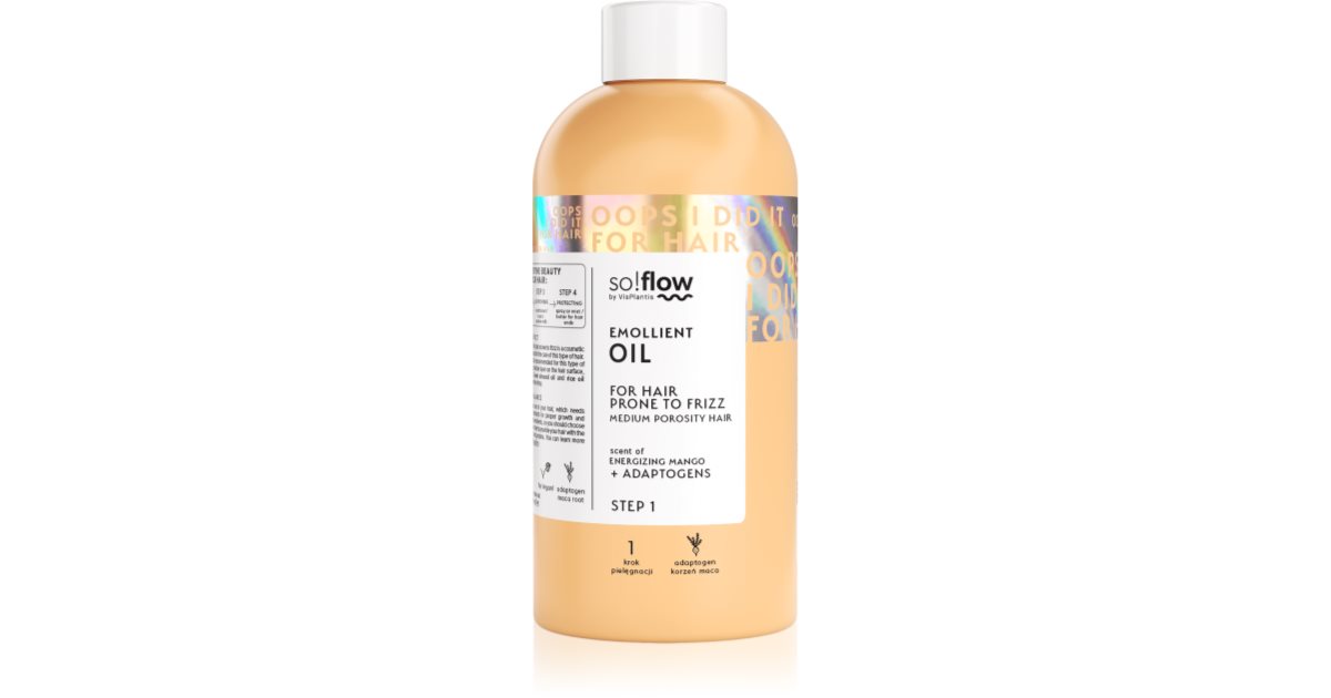 so!flow Medium Porosity Hair Emollient Oil Moisturizing Oil to treat ...