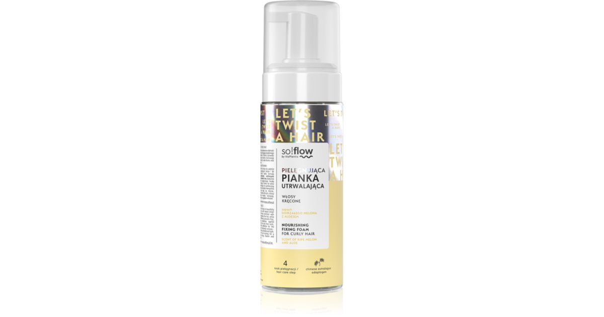 so!flow Curly Hair Nourishing Fixing Foam foam for curly hair | notino ...