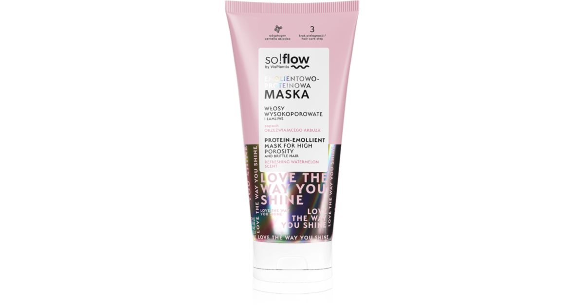 so!flow High Porosity Hair Protein-Emollient Mask fortifying mask for ...