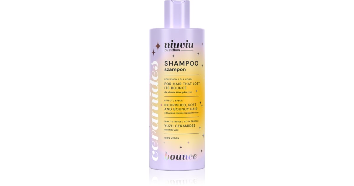 so!flow BOUNCE Hair Shampoo With Ceramides purifying shampoo for curly ...