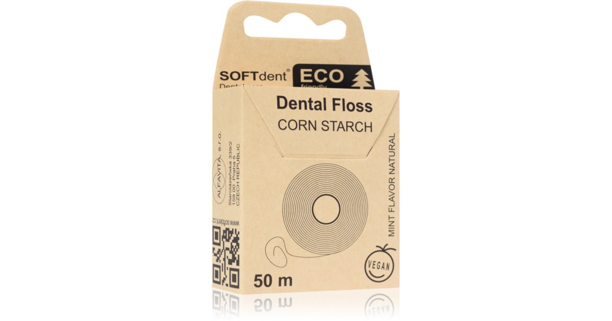 SOFTdent ECO Corn Starch dental floss | notino.co.uk