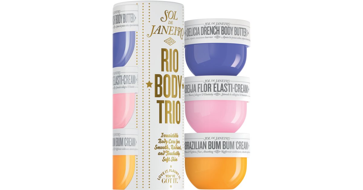 Sol de Janeiro Rio Body Trio coffret cadeau pour une peau hydratée et ...