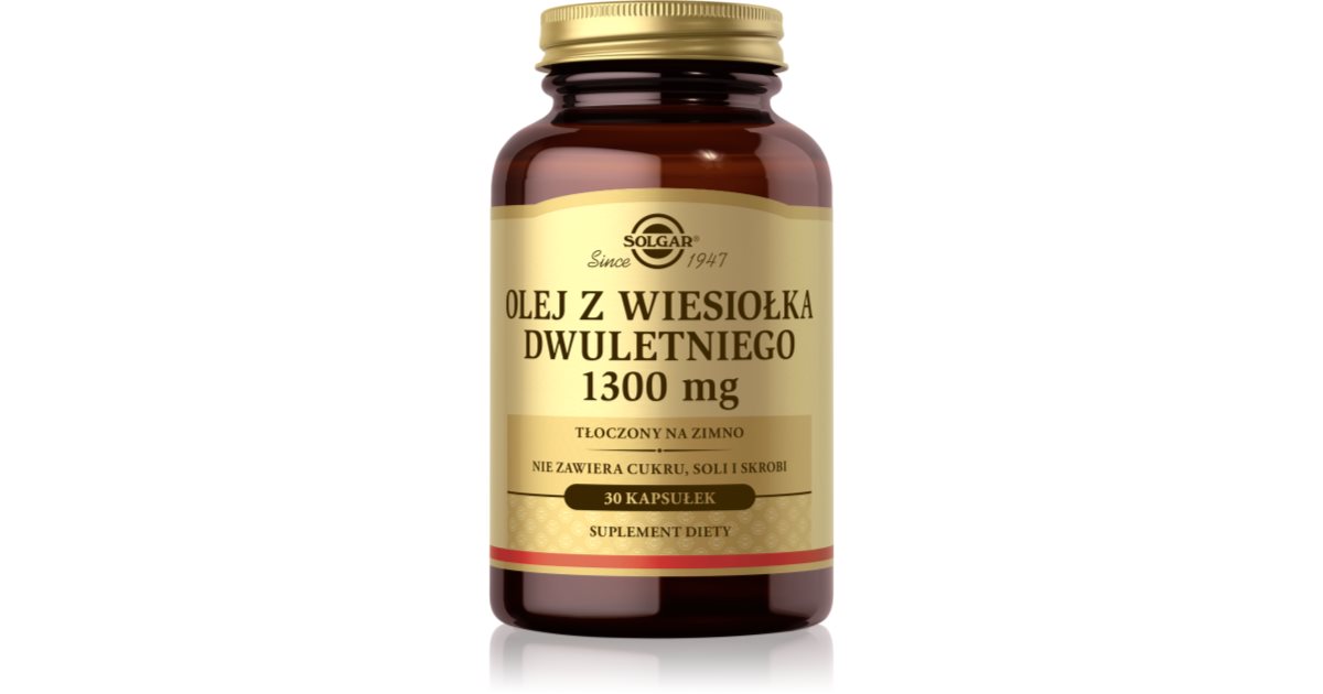 Solgar Olej z Wiesiołka dwuletniego kapsułki do utrzymania prawidłowego ...