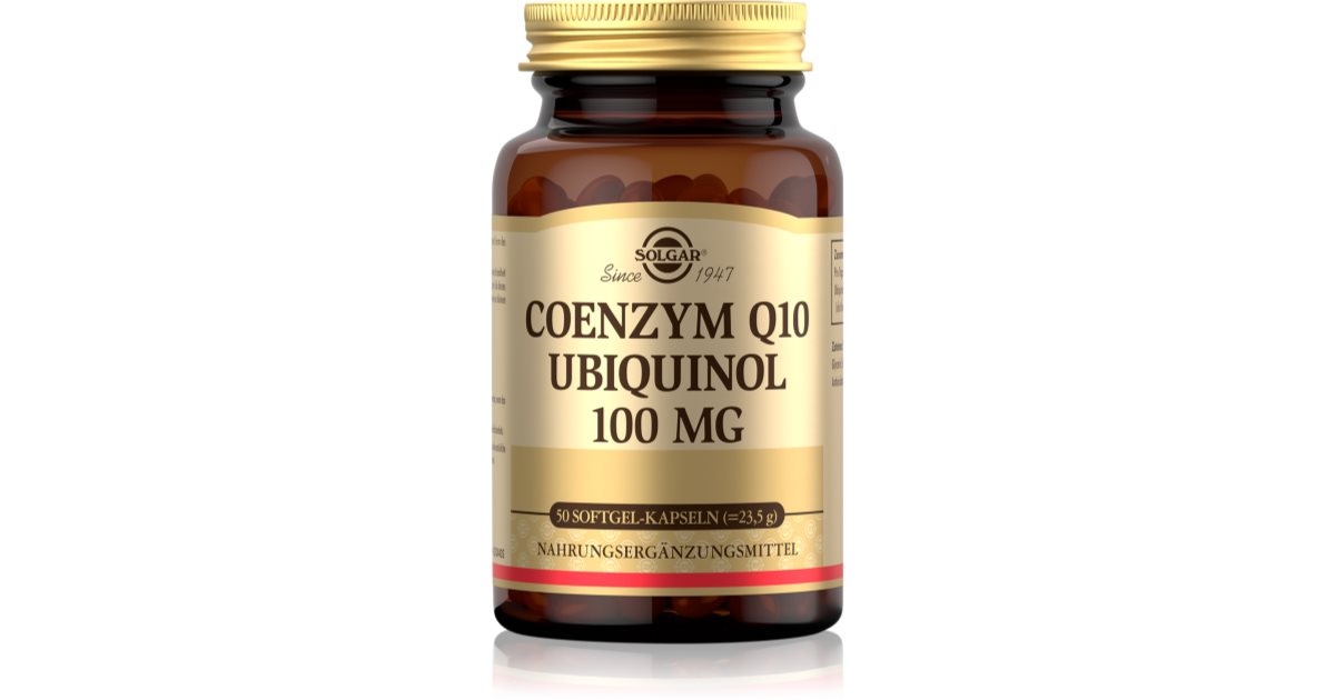 Solgar Coenzym Q10 Ubiquinol 100 mg Kapseln mit dem Coenzym Q10 | notino.at