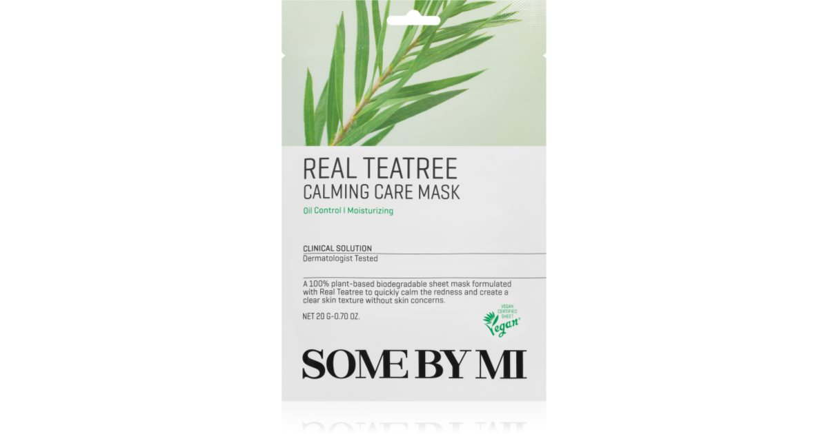 Some By Mi Clinical Solution Teatree Calming Care Mask soothing sheet ...