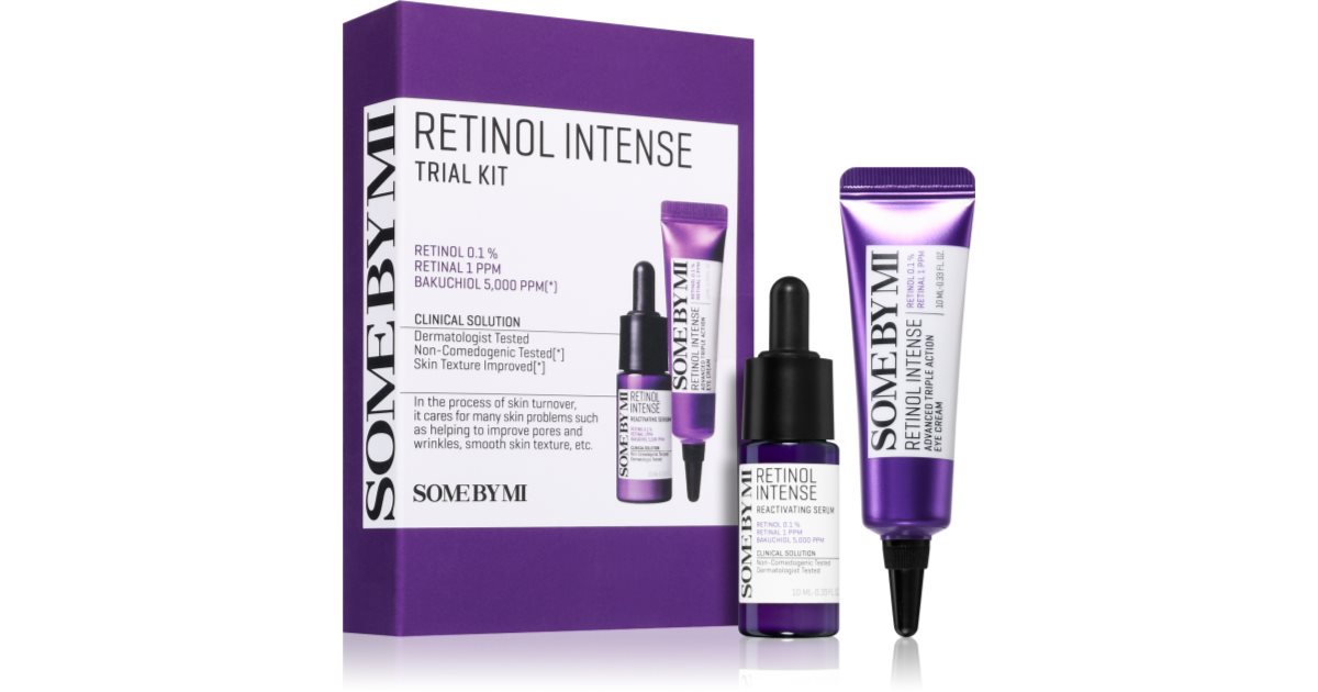 Some By Mi Retinol Intense Trial Kit travel set (to brighten and smooth ...