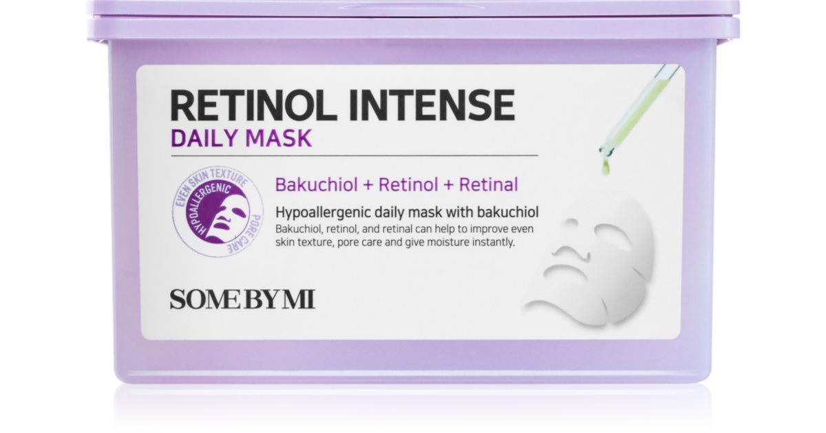 Some By Mi Retinol Intense Daily Mask Anti-Wrinkle Cloth Mask large ...