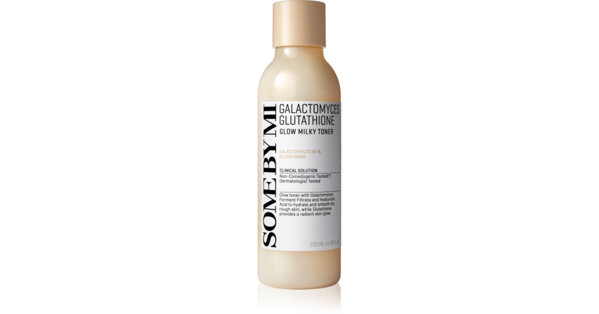 Some By Mi Galactomyces Glutathione Glow Milky Toner Soothing And ...