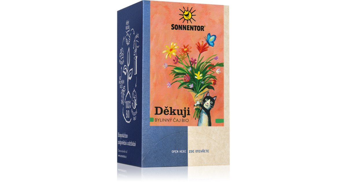 SONNENTOR Thank you BIO urtete brev med dobbelt kammer | notino.dk
