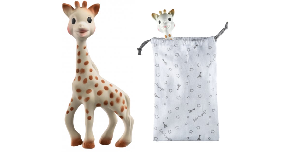 Sophie La Girafe Vulli Teether With Storage Bag + Leksak för spädbarn ...