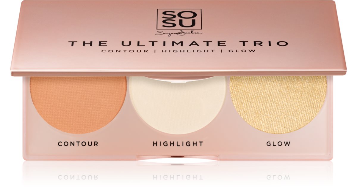 SOSU Cosmetics The Ultimate Trio bronzer and highlighter | notino.co.uk