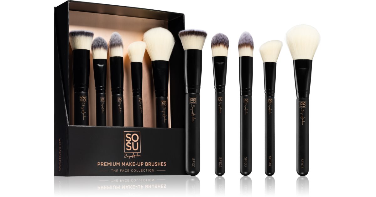 SOSU Cosmetics Premium Brushes The Face Collection kit de pinceaux pour ...