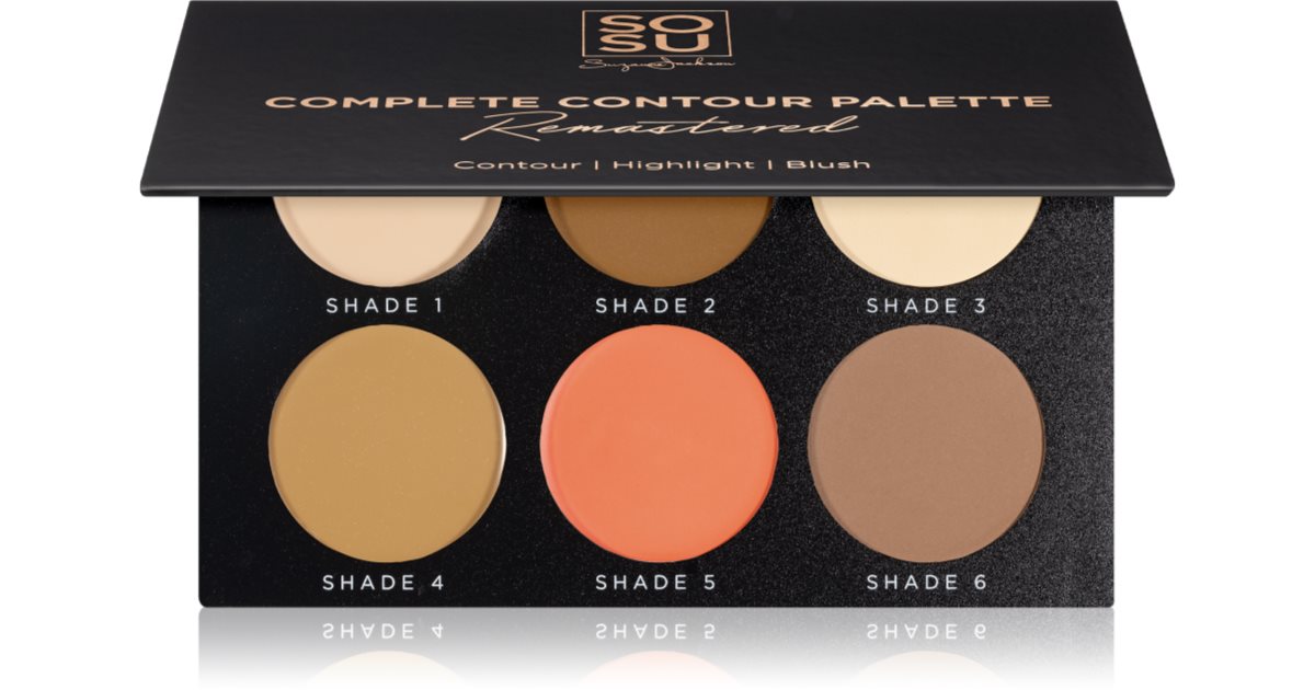 SOSU Cosmetics Complete Contour Remastered palette contouring pour un look parfait | notino.fr