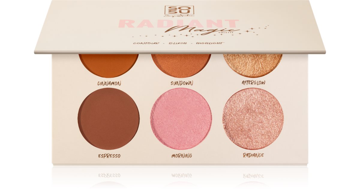 SOSU Cosmetics Radiant Magic paleta para o rosto | notino.pt