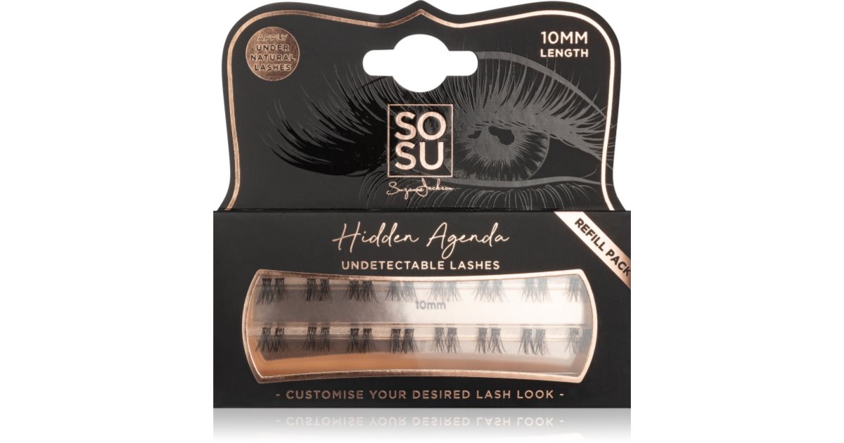 Sosu Cosmetics Hidden Agenda Undetectable Lashes Knotted Individual