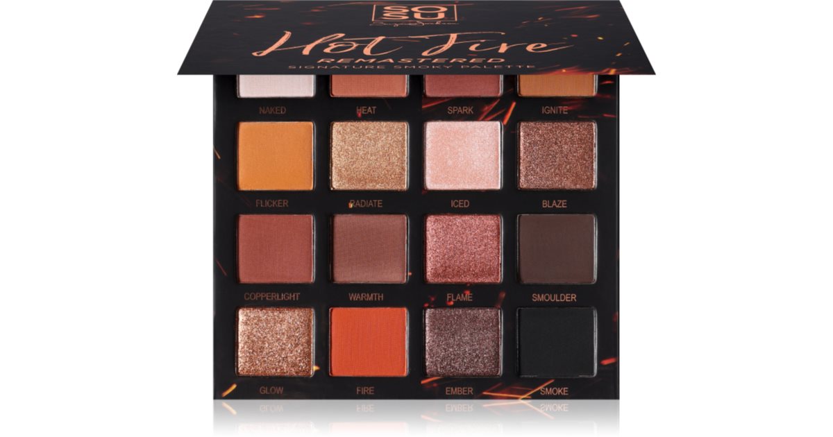 SOSU Cosmetics Hot Fire Eyeshadow Palette paletka očních stínů | notino.cz