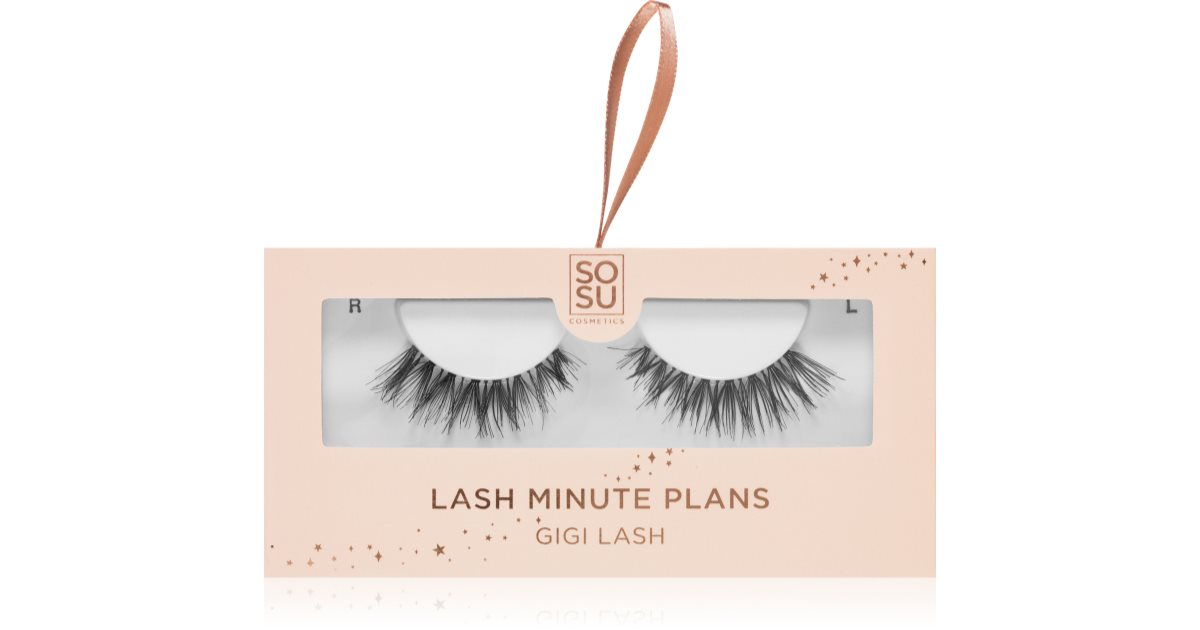 SOSU Cosmetics Lash Minute Plans false eyelashes with glue Gigi ...