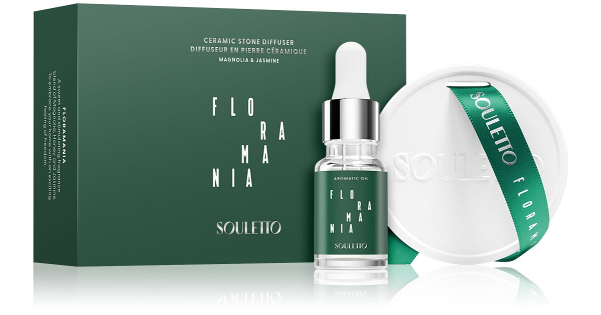 Souletto Floramania Ceramic Stone Diffuser aroma diffuser with filling ...