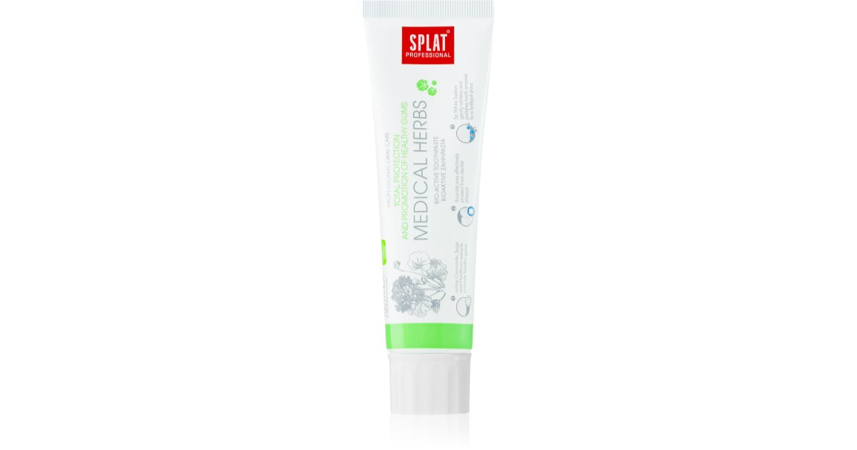 Splat Professional Medical Herbs bioactive toothpaste for protection of ...