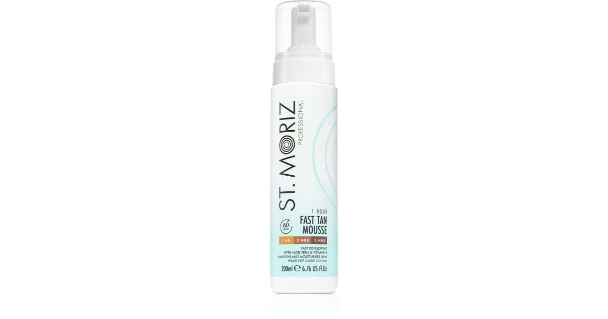 St. Moriz Fast Tan mousse auto-bronzante pour un bronzage rapide ...