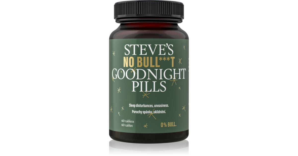 Steve's No Bull***t Goodnight Pills tablety pro klidný spánek | notino.cz