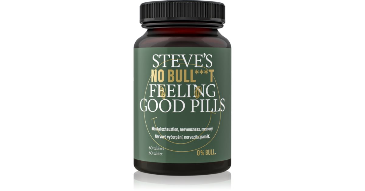 Steve's No Bull***t Feel-Good Pills tablety pro podporu duševní ...