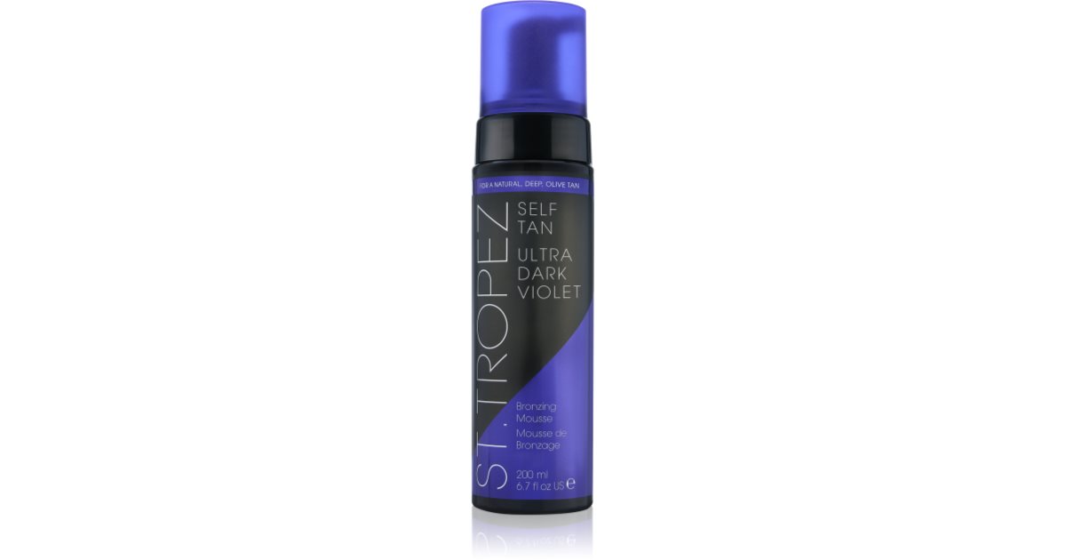 St.Tropez Self Tan Ultra Dark Violet mousse auto-bronzante pour peaux ...