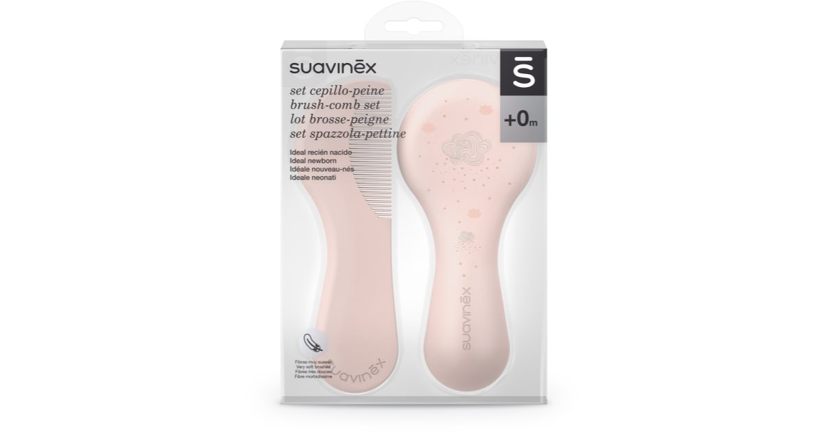 Suavinex Tigers Brush-comb Set set for children from birth | notino.ie