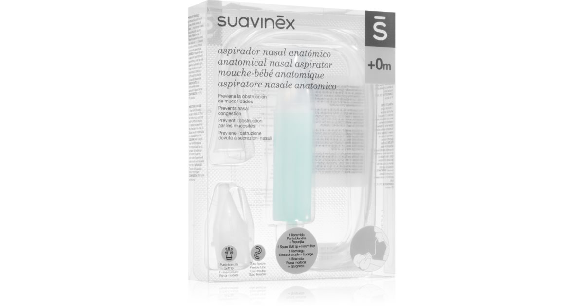 Suavinex Anatomical Nasal Aspirator aspirador nasal | notino.pt