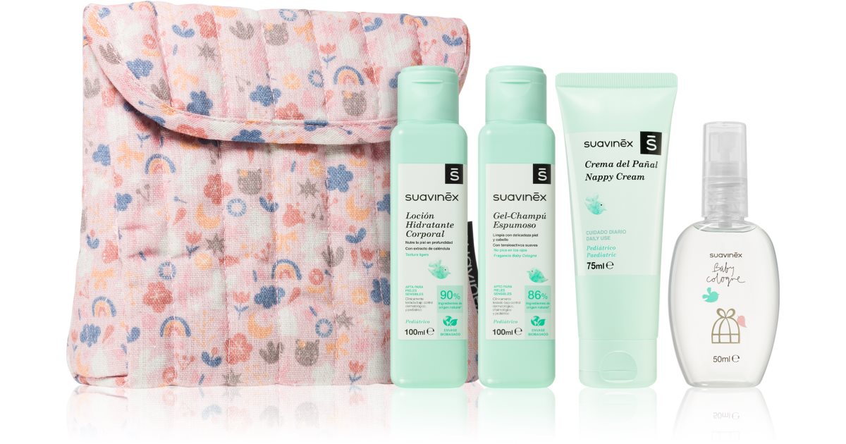 Suavinex Baby Care Essentials Set Pink kit voyage pour enfant | notino.be