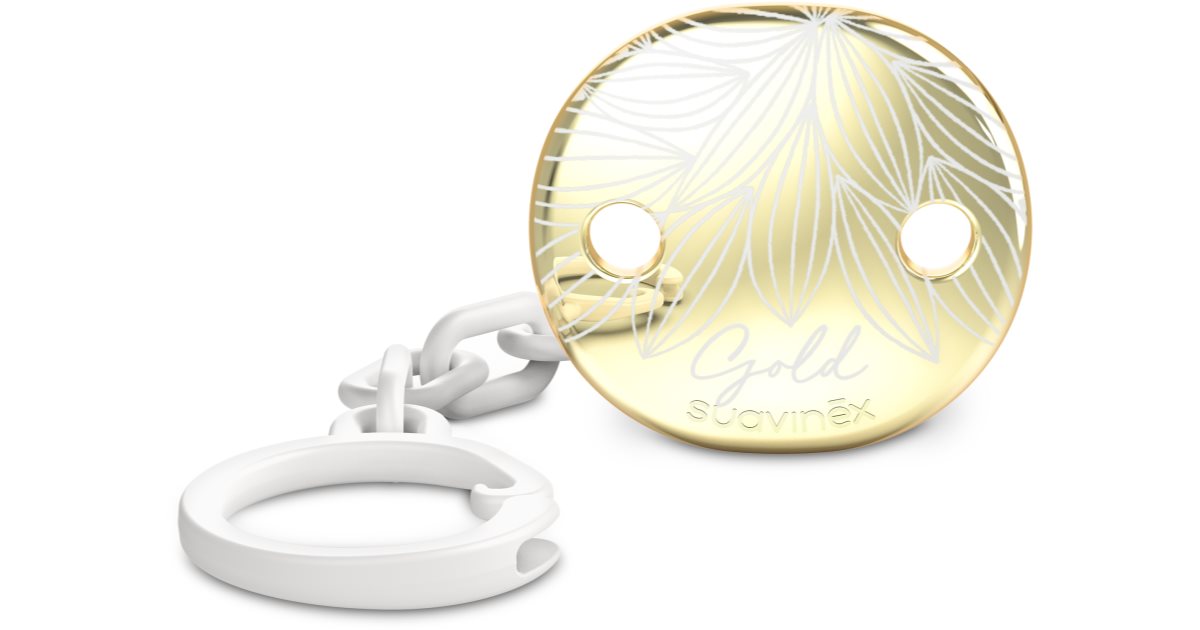 Suavinex Gold Premium Pacifier Clip | notino.si