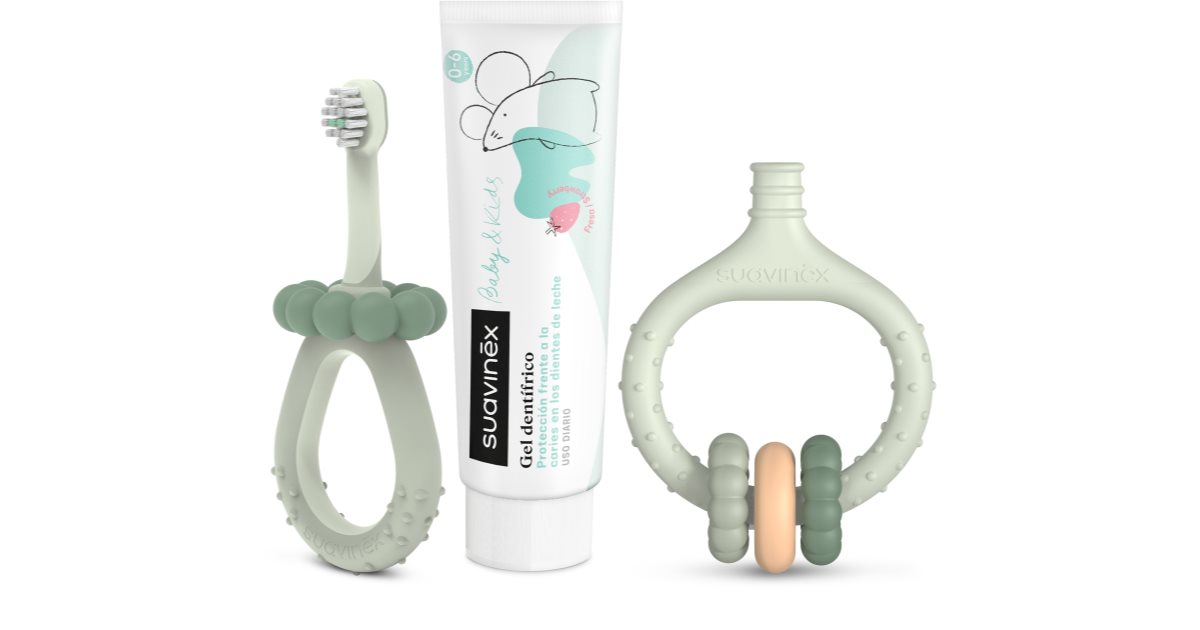 Suavinex Baby & Kids My First Dental Care Set gift set for babies and ...