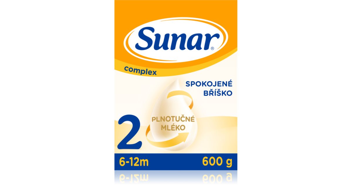 Sunar Complex 2 pokračovací kojenecké mléko | notino.cz