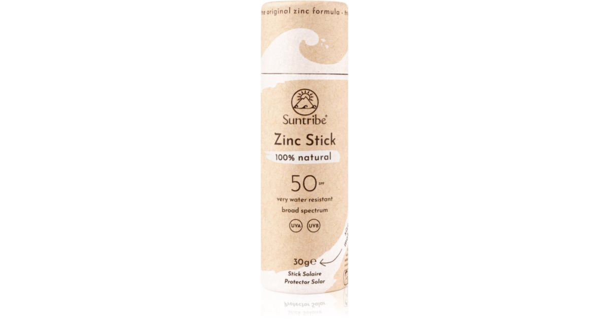 Suntribe Sports Zinc Stick protective mineral stick for sensitive areas ...