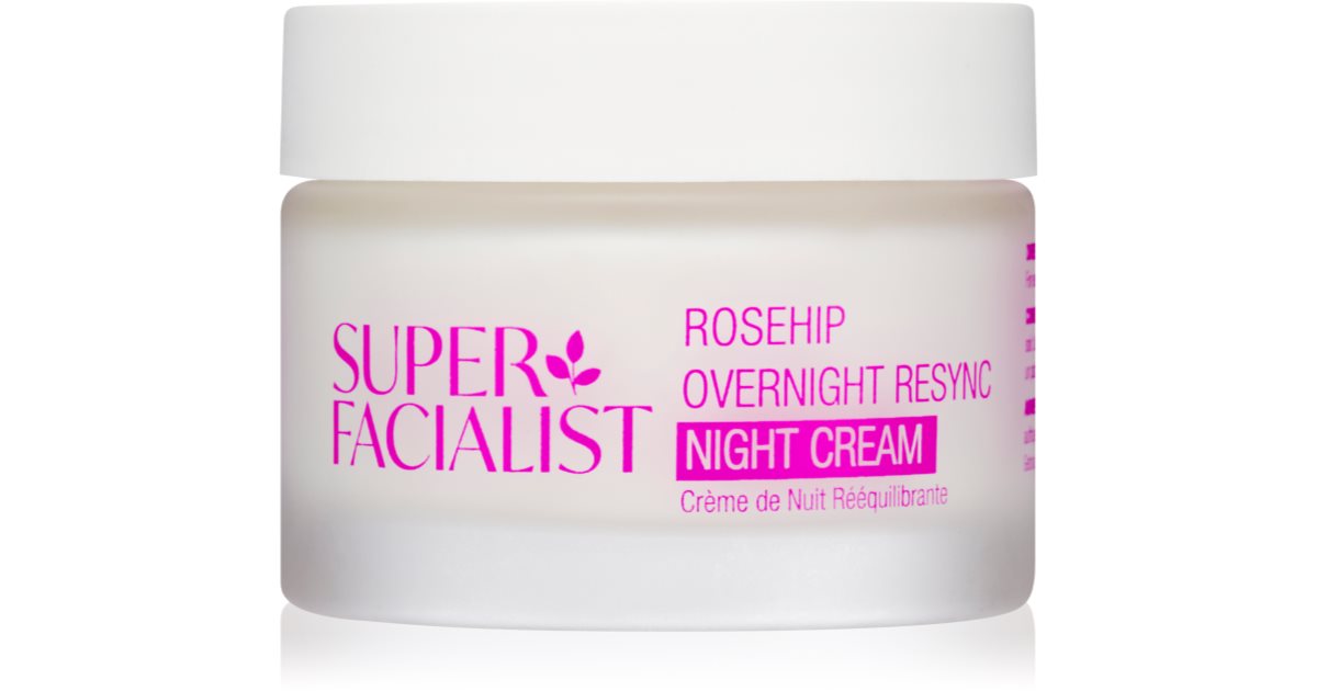 Super Facialist Rosehip Overnight Resync firming and soothing night ...