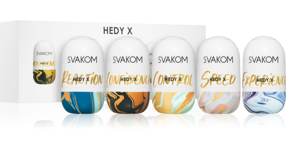 Svakom Hedy X Mixed Textures zestaw masturbatorów