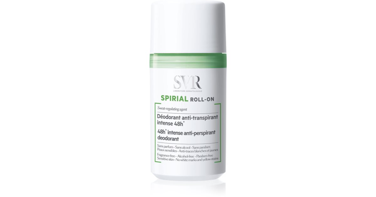 SVR Spirial anti-transpirant roll-on pour tous types de peau | notino.fr